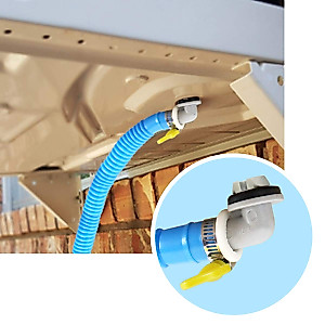 Air Jade 3/5'' Air Conditioner Drain Hose Connector Elbow Fitting with 5.2ft AC Water Drain Hose Kit, Replacement Parts for Mini Split Units and Window AC Units