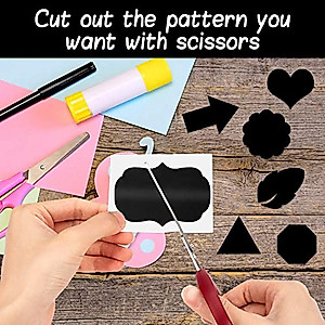 Chalkboard Labels 120pcs Marker Waterproof Blackboard Stickers with 1 Liquid Chalk for Mason Jars, Craft Rooms, Storage, Glass Bottle, Store Organize Home & Kitchen