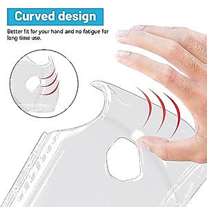 LUPAPA Clear Protective Case for Rog Ally with Kickstand, Transparent PC Crystal Protective case,Accessories for Rog Ally