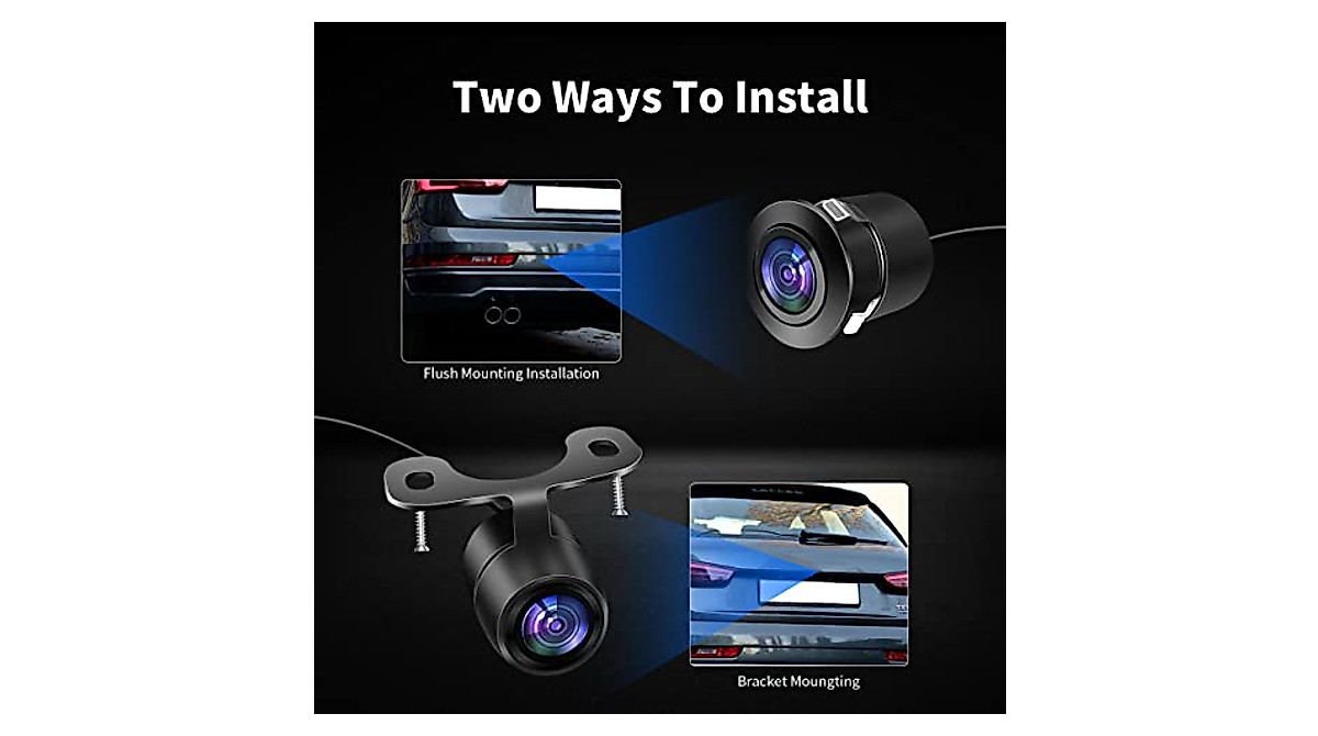 HD Wide Angle Reverse Camera for Cars - Waterproof & Universal