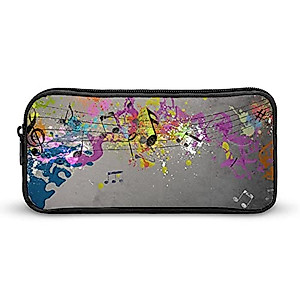 Musical Grunge with Spray Pencil Case Pencil Pouch Coin Pouch Cosmetic Bag Office Stationery Organizer