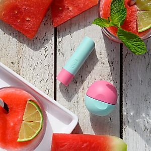 eos FlavorLab Lip Balm Stick and Sphere, Watermelon Frosé, Natural Shea Lip Products, 2 Count(Pack of 1)