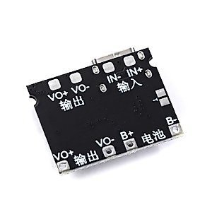Teyleten Robot 18650 Lithium Li-ion 3.7V 4.2V Battery Charger Board DC-DC Step Up Boost Module TP4056 DIY Kit Parts Type-C 10pcs