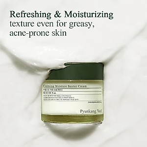 Pyunkang Yul [PKY] Calming Moisture Barrier Cream Instantly Soothes Sensitive Skin, Hyaluronic Acid & Ceramide for Hydration, Vegan, Korean Skincare (1.69 Fl. Oz, 50ml)