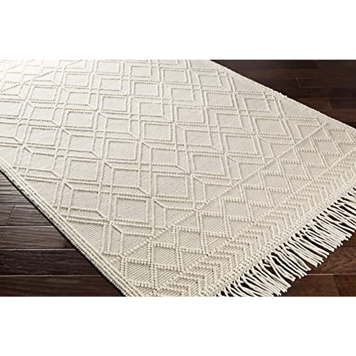 Mark&Day Area Rugs, 5x7 Staveley Bohemian/Global Beige Area Rug, Cream/White Carpet for Living Room, Bedroom or Kitchen (5' x 7'6")