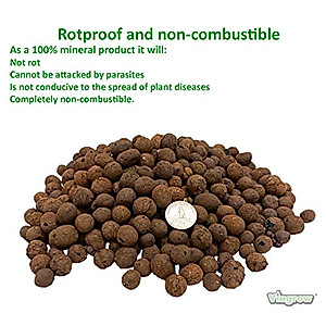 Viagrow VS10 Viastone Expanded Clay Pebbles, 10-Liter Rocks, Premium Growing