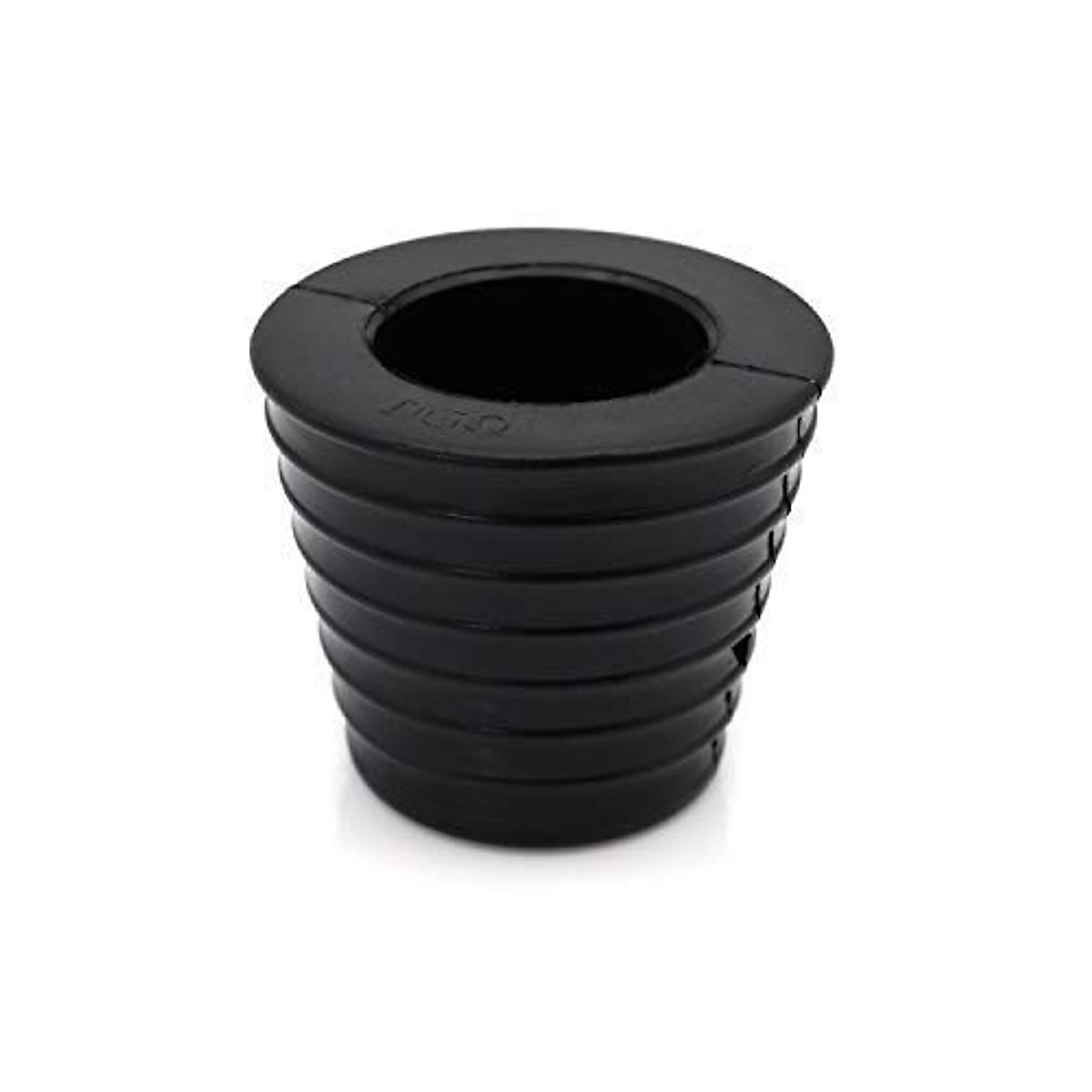 DGQ Patio Umbrella Cone Umbrella Wedge Plug for Patio Table Hole Opening 2-2.5 Inch (Black,2Packs)