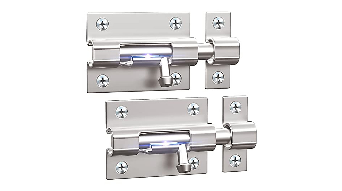 Keyless Entry Steel Slide Latch Lock - Secure Your Home