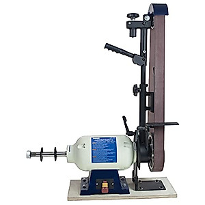 RIKON 2"x72" Knife Belt Sander/Buffer | Excellent for a wide variety of applications including sanding, grinding and making knives with 1 HP Motor and Adjustable Sanding Belt Arm