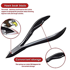 AROPEEN 16Pcs Nail Kit,Manicure Set Professional with PU Leather Case Nail Clipper Set Stainless Steel Pedicure Set,Nail Clippers Scissors for Men/Women