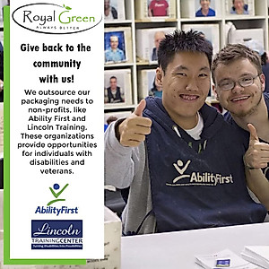 Royal Green Foil Heart Stickers in Gold Heart Shape Labels for Art and Crafts Permanent Adhesive - 400 Pack