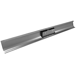 KUAFU Rear Bumper Roll Pan Compatible with 1967-1972 Ford F100 Fleetside Steel Rollpan w/License Plate Hole & LED Light