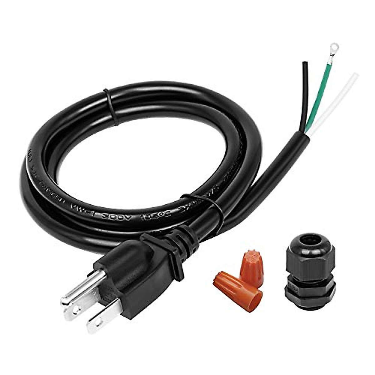 iPower 12 Inch Variable Shutter Exhaust Fan Aluminum with Speed Controller and Power Cord Kit, 1620RPM, 1600 CFM, 2-Pack, Silver