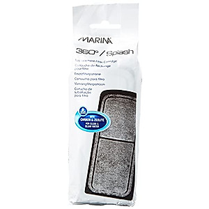 Marina 360/Spash Filter Cartridge, Replacement Aquarium Filter Media, 4-Pack, 12854, White