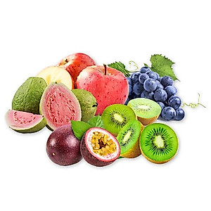 Heirloom Fruit Seeds - 5 Variety Individual Packs 100+ Grape Seeds 100+ Apple Seeds 100+ Kiwi Seeds 100+ Guava Seeds for Planting Organic for Home Garden Bonsai Fruit