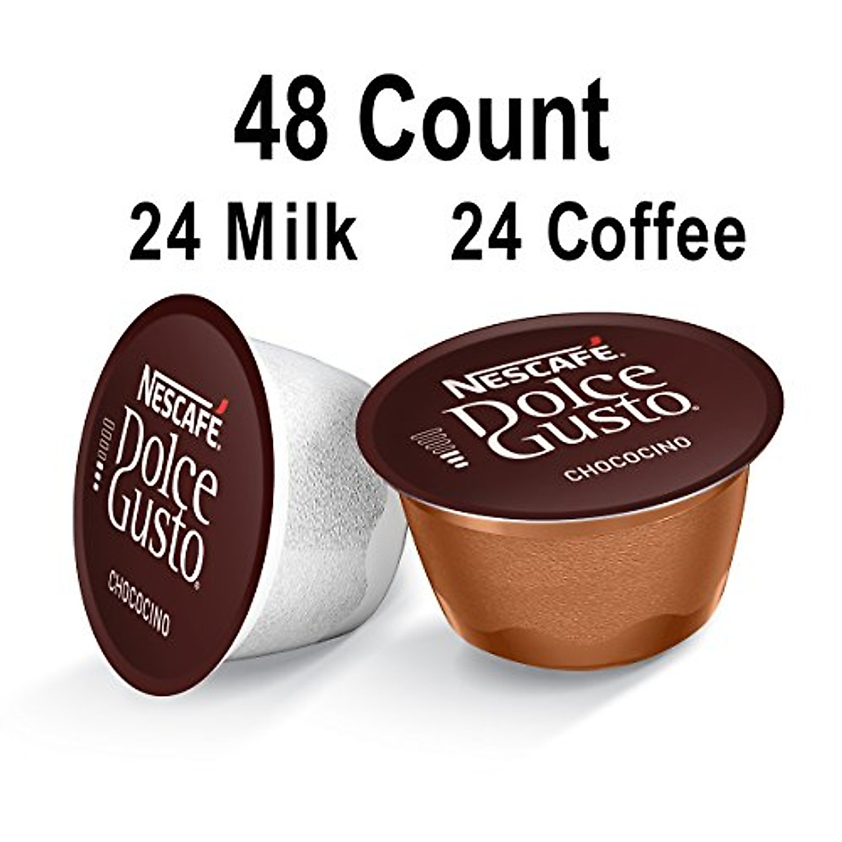 NESCAFÉ Dolce Gusto Coffee Capsules Chococino 48 Single Serve Pods (Makes 24 Specialty Cups)