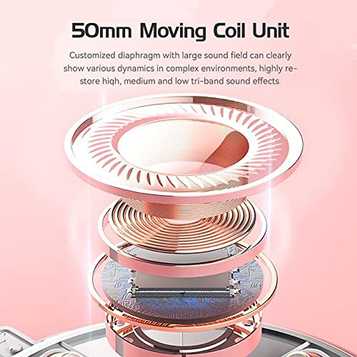 Atrasee Stereo Gaming Headset for PS4 PC Xbox One PS5 Controller, Noise Cancelling Over Ear Headphones with Mic, LED Light, Bass Surround, Soft Memory Earmuffs for Laptop Mac Nintendo (Pink Antlers)