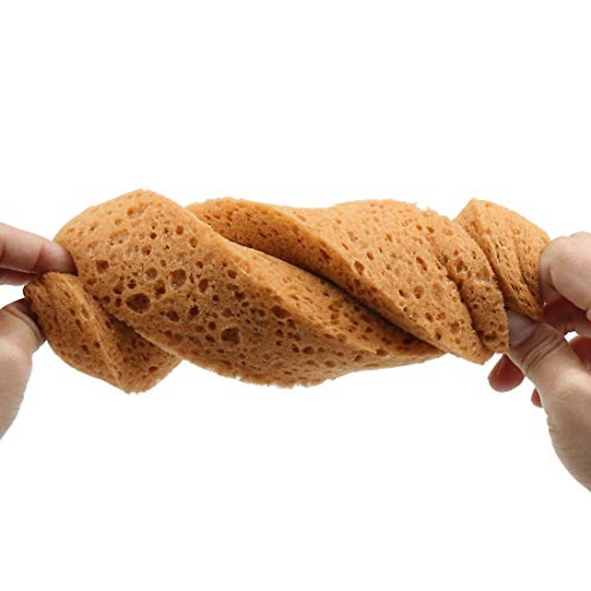 uxcell Car Wash Sponge Auto Windshield Soft Perforated Yellow Washing Sponge Pad