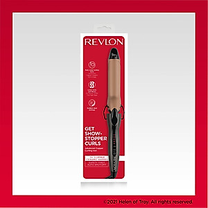 Revlon Salon Advanced Copper + Ceramic 1-1/4" Curling Iron