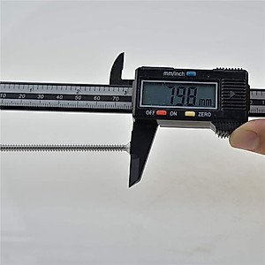 304 Stainless Steel Phillips Flat Head Sheet Metal Screws Self-Tapping Screws (20, M4X80mm)