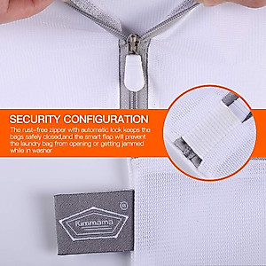 Set of 2 Delicates Laundry Bags,Durable Zipper Mesh Laundry Bag,Bra Fine Mesh Wash Bag,Keep Cloth Shape in the Washer