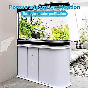 Banoo, Water Purifier Cube, Eco-Aquarium Filter Active Carbon ​Ultra ​Strong Filtration and Absorption ​Aquarium Filter ​Media Activated ​Charcoal Cubes ​for Ponds, Fish Tank, Water Tan, 4X4X4 Inch