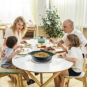 WACETOG Frying Pan with Lid Nonstick Skillet 11 Inch Wok Pan with Flat Bottom Woks & Stir-fry Pans for Electric, Induction and Gas Stoves