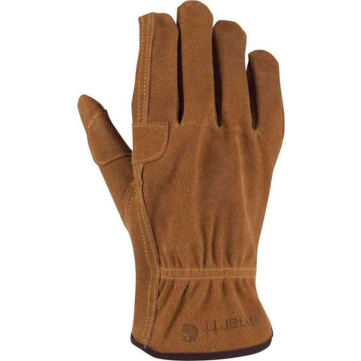 Carhartt Standard Synthetic Suede Open Cuff Glove Leather Fencer Work, Large, (Pack of 1)