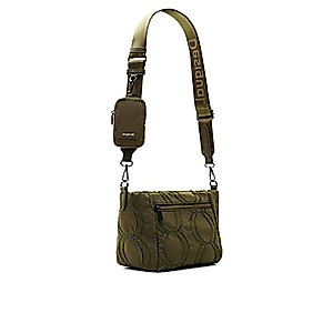 Desigual Accessories Fabric Across Body Bag, Green