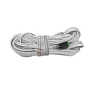 USAV Solutions Set of 5 Speaker Cable for Bose Lifestyle Acoustimass System - RCA to Bare Wire - White