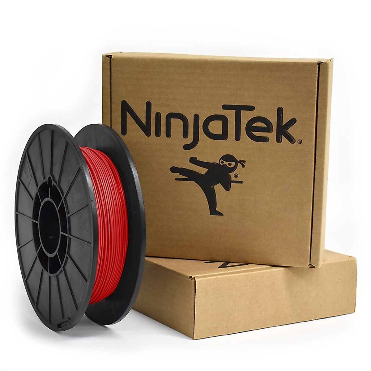 NinjaTek - 3DNF0317505 3DNF03117505 NinjaFlex TPU Filament, 1.75mm, TPE.5kg, Fire (Red) (Pack of 1)