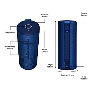 Ultimate Ears Boom 3 Portable Waterproof Bluetooth Speaker - Lagoon Blue