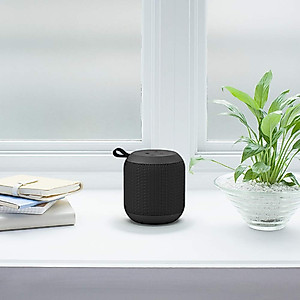 Fiodio IPX6 Waterproof Portable Speakers, Built-in Microphone, 360 HD Surround Sound Wireless Outdoor Mini Shower Travel Speaker with 5W Driver for Sports, Beach, Camping