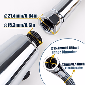 Kitchen Faucet for 150259 Moen Replacement Parts, Pull Down Hose, Sink Sprayer Replacement, Compatible With Moen Parts 187108 Reflex, Brass Connector, 68 Inches