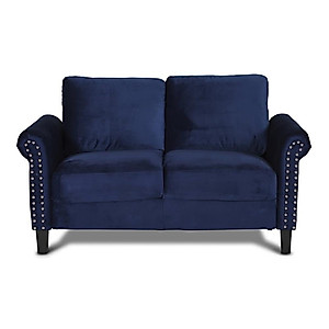 New Classic Furniture Alani Sofas and Couches, Loveseat, Blue