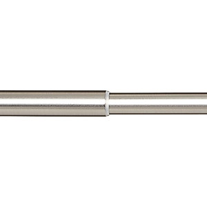 Umbra Twilight Curtain Rod Set – Wrap Around Design Ideal for Blackout or Room Darkening Panels, 28 to 48 Inches, Nickel