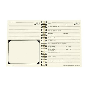Write it Down Journals Unlimited Series Guided Journal, Fishing, Fisherman's Journal, with a Kraft Hard Cover, Made of Recycled Materials, 7.5"x 9"
