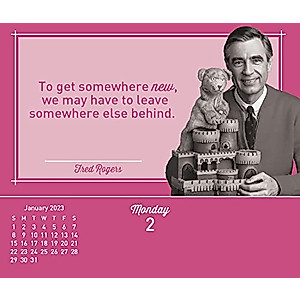 2023 Mister Rogers Day-at-a-Time Box Calendar