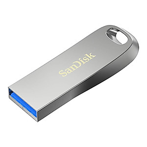 SanDisk 64GB Ultra Luxe USB 3.1 Flash Drive (Bulk 2 Pack) 150MB/s Speed 64 GB Pendrive Works with Computer, Laptop (SDCZ74-064G-G46) Bundle with (1) Everything But Stromboli Lanyard