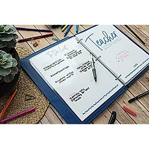 UCreate Customizable DIY Teacher Planner Kit, 8.5" x 11", 157 Pieces (P1000128)