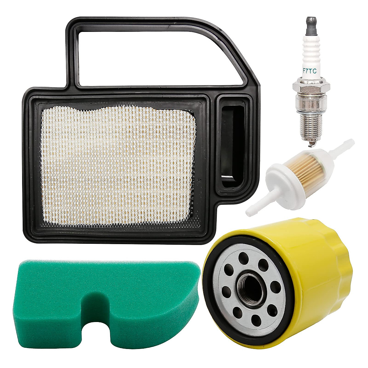 20 083 02-S LTX 1045 Air Filter Tune up Kit Replacement for Cub Cadet LT1042 LT1045 LTX1042 LTX1045 RZT42 Replacement for Kohler 20 083 06-S Air Cleaner SV470 SV480 Lawn Mower with Oil Filter