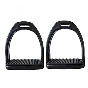 N/A 2PCS Children Adults Durable Horse Riding Stirrups Horse Rider Lightweight Wide Track Anti Slip Equestrian (Size : Medium)