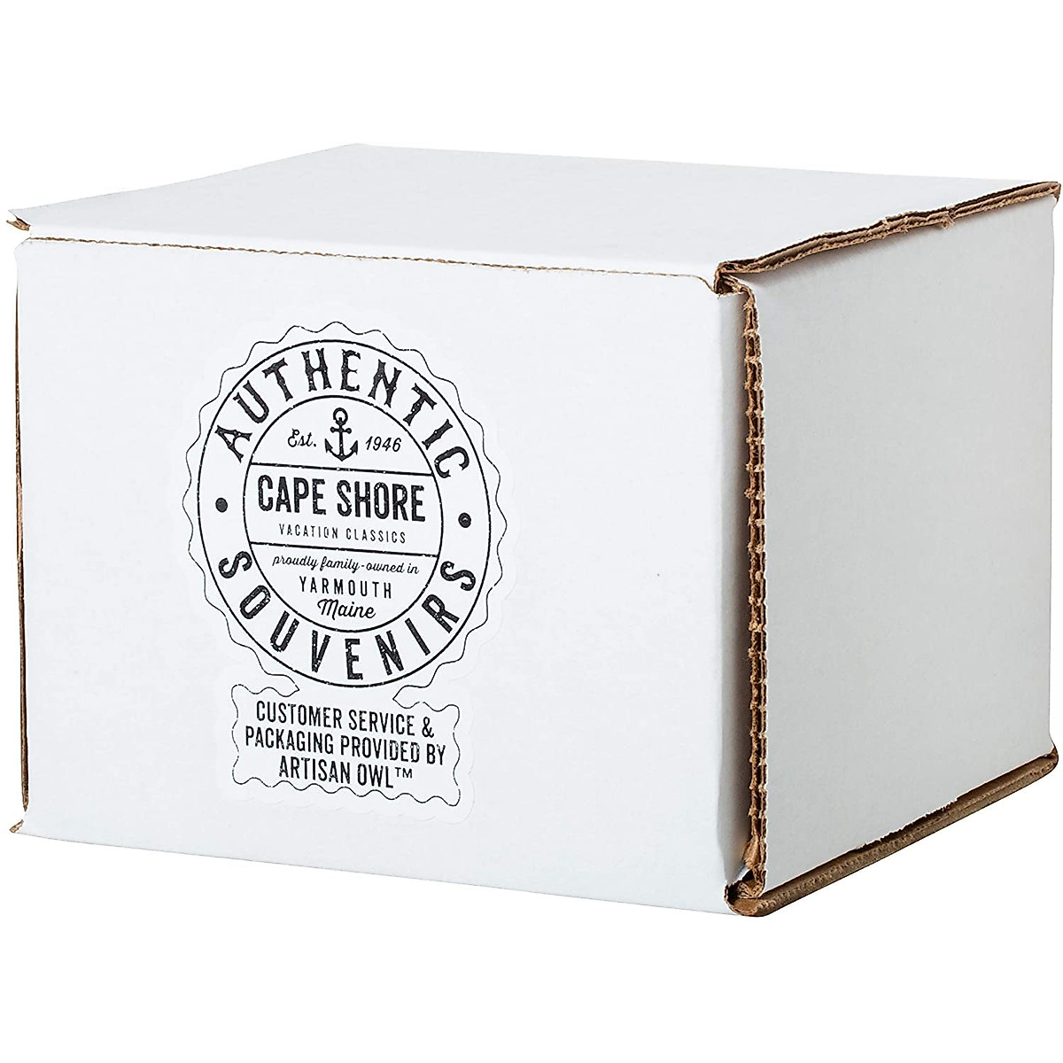 Cape Shore Handcrafted Bean Pot Stoneware 16oz Mug, Multiple Styles Available (Loon)