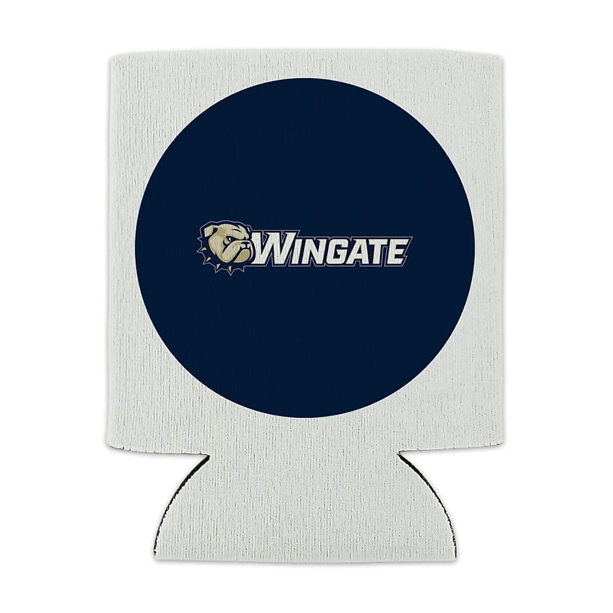 Wingate University Primary Logo Can Cooler - Drink Sleeve Hugger Collapsible Insulator - Beverage Insulated Holder