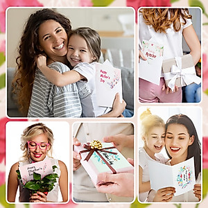 Faccito 24 Sets Mother's Day Greeting Cards with Envelopes Stickers Mother's Day Cards Bulk 5.9 x 3.9 Inches Mother Birthday Card 6 Assorted Happy Mother's Day Loving Small Note Card for Birthday Gift
