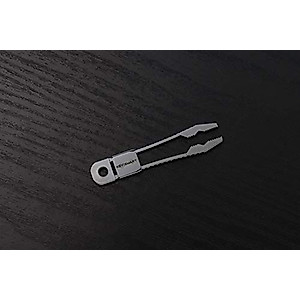 KeySmart Nano Pliers - Portable Pocket Keychain Mini Pliers that Fits Inside KeySmart, Great for Fishing, Camping, and Other Indoor and Outdoor uses Great Stocking Stuffer (Stainless Steel)