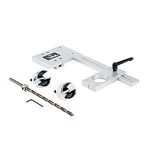 TP-PLJ - Puck Light Jig Kit, 2-1/8" and 2-1/4" Forstner Bits with Case - for LED Puck Lights and Light Strips - Made in USA - True Position Tools