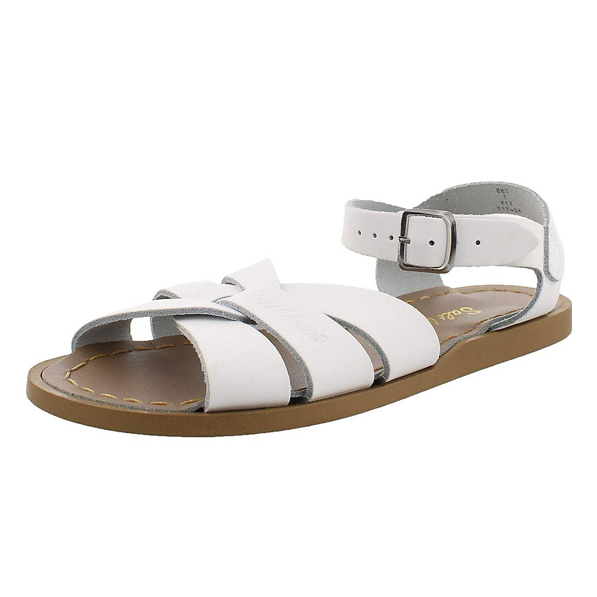 Salt Water Sandals by Hoy Shoe Original Sandal (Toddler/Little Kid/Big Kid/Women's), White, 3 M US Infant