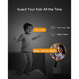 Imou Indoor Security Camera 1080p WiFi Camera (2.4G Only) 360 Degree Home Camera with App, Night Vision, 2-Way Audio, Human Detection, Motion Tracking, Sound Detection, Local & Cloud Storage