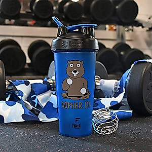 Blender Bottle x Forza Sports Classic 28 oz. Shaker Mixer Cup with Loop Top (Gopher It!)